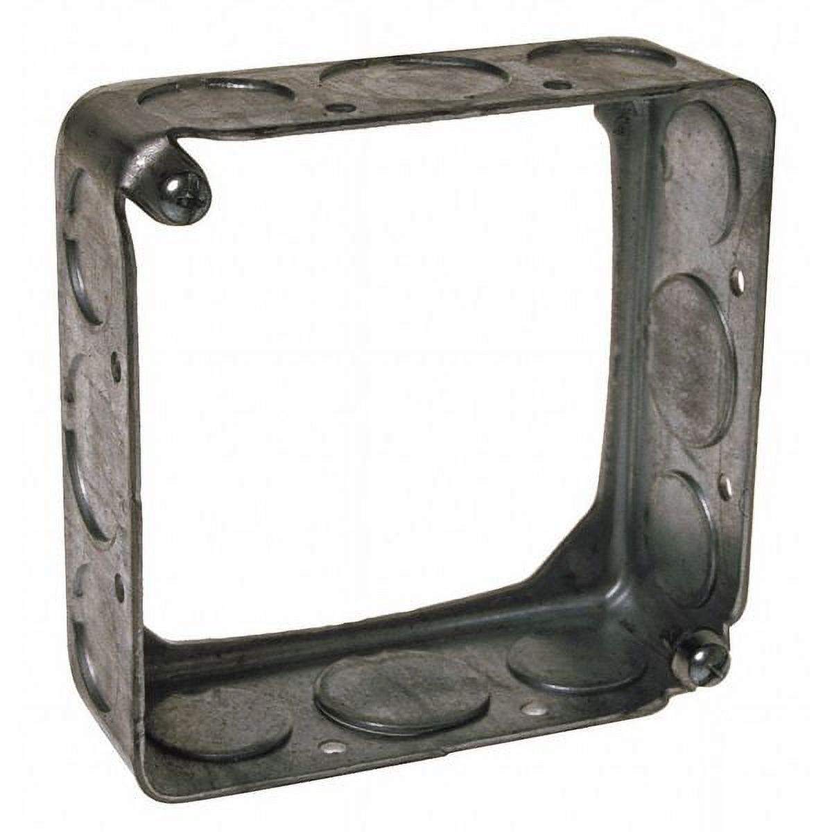2 PK Raco Extension Ring, Ring Accessory, 2 Gangs, Steel, Square Box ...