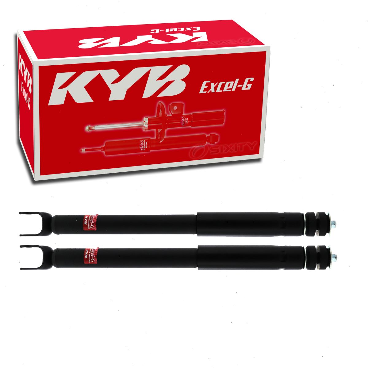 2 pc Rear Shock Absorbers compatible with Ford Explorer 2013-2018 ...