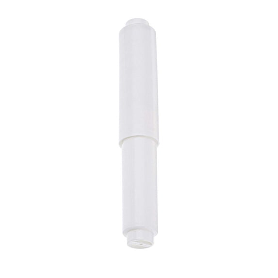 EZ Life White Plastic Spring Loaded Toilet Paper Holder Rollers, 2 ...