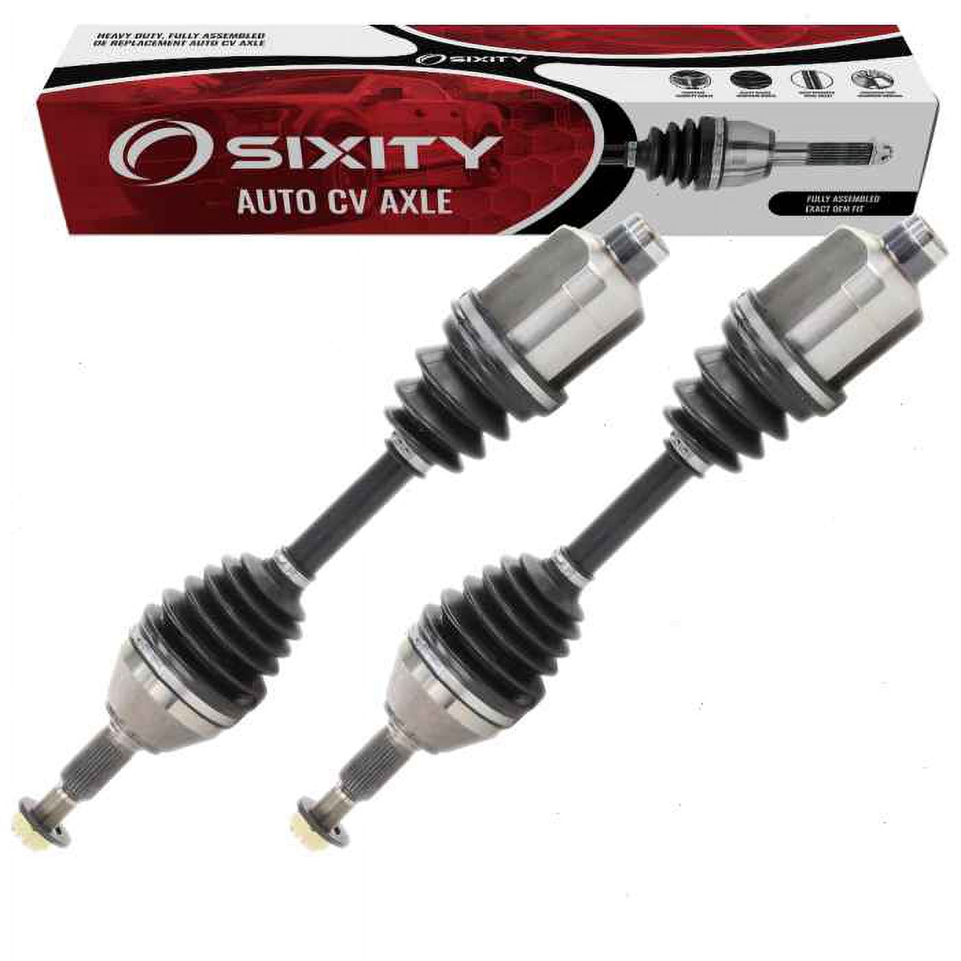 Sixity Auto 2 pc Front CV Axle Kit compatible with Pontiac G5 2.2L L4 2 ...