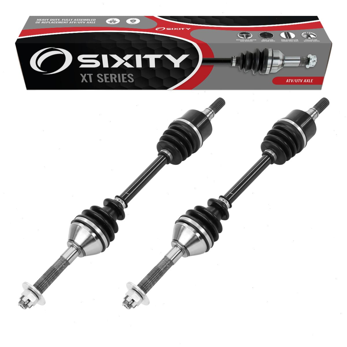 2 pc Sixity XT Front Left Right Axle compatible with Kubota 1100 2012 ...