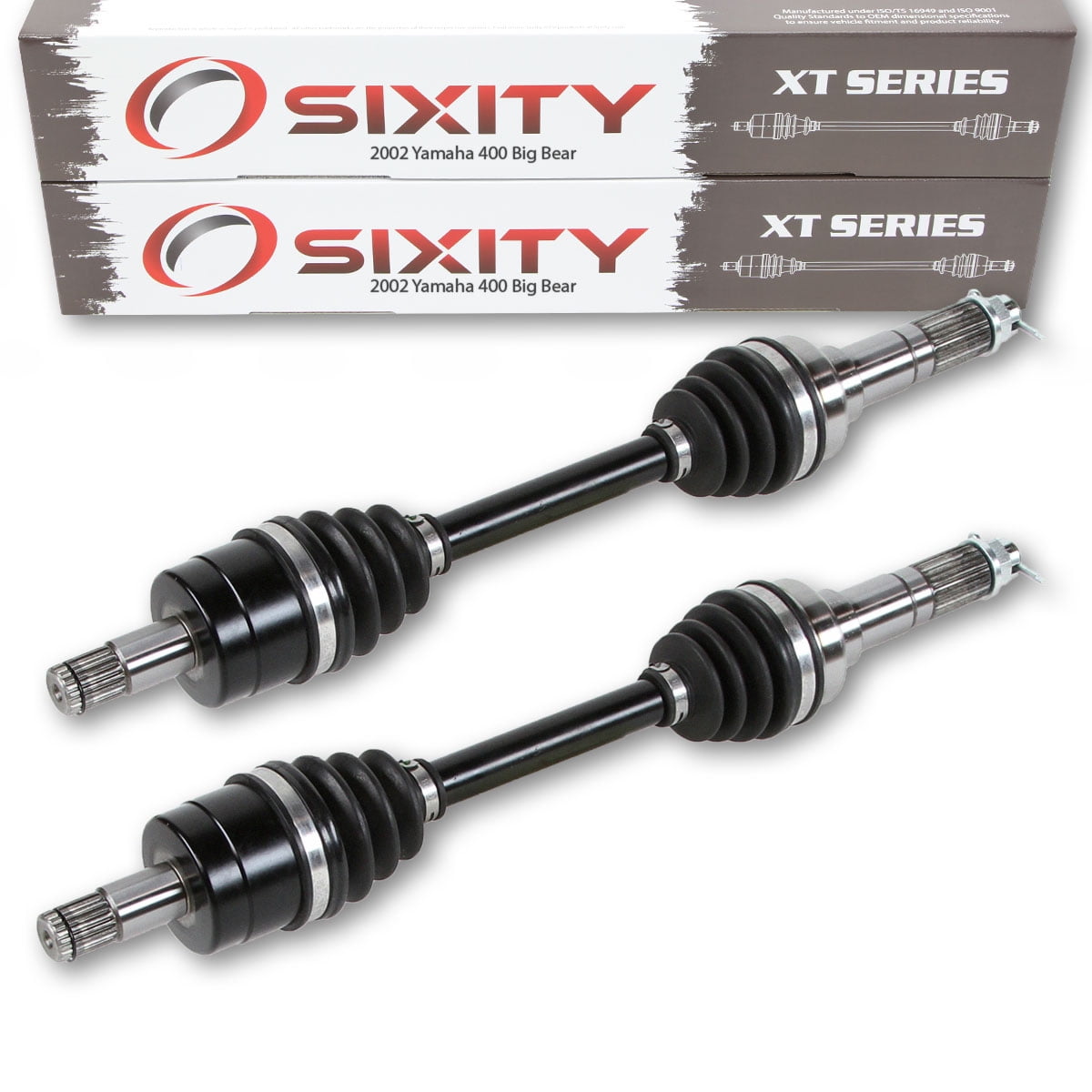 2 pc Sixity XT Front Left Right Axle compatible with Yamaha Big Bear ...