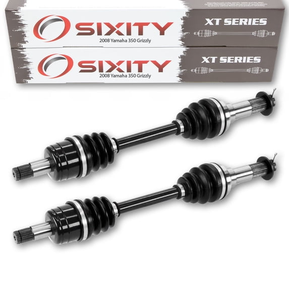 2 pc Sixity XT Front Left Right Axle compatible with Yamaha Grizzly 350 ...