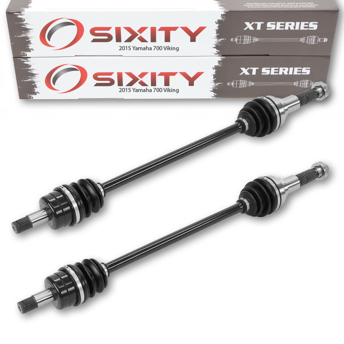 2 pc Sixity XT Front Left Right Axle compatible with Yamaha Viking 700 ...