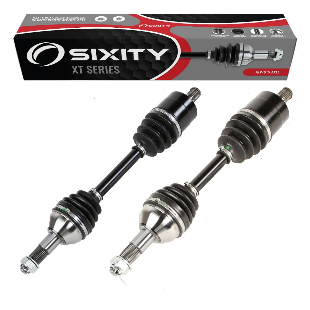 2 pc Sixity XT Rear Left Right Axles compatible with Can-Am Outlander ...