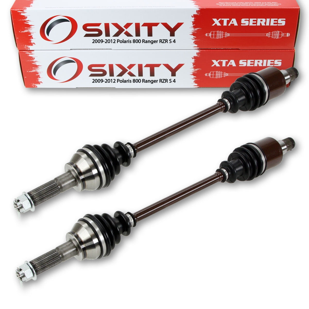 2 pc Sixity XTA Rear Left Right Axle compatible with Polaris Ranger RZR ...