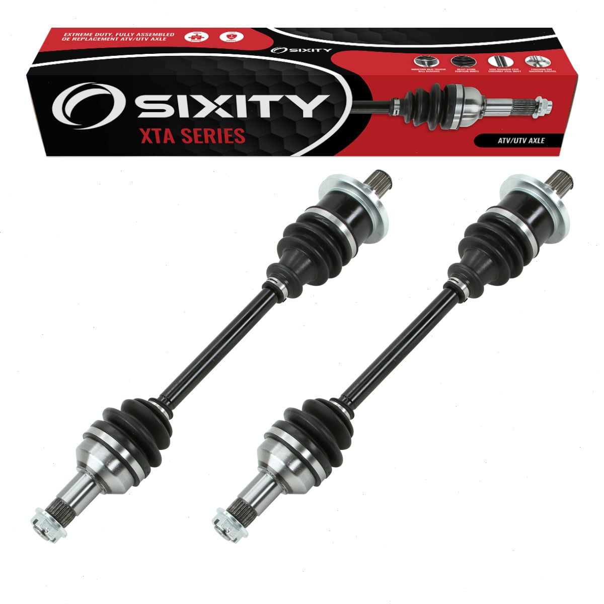 2 pc Sixity XTA Rear Left Right Axles compatible with Arctic Cat 1000 ...