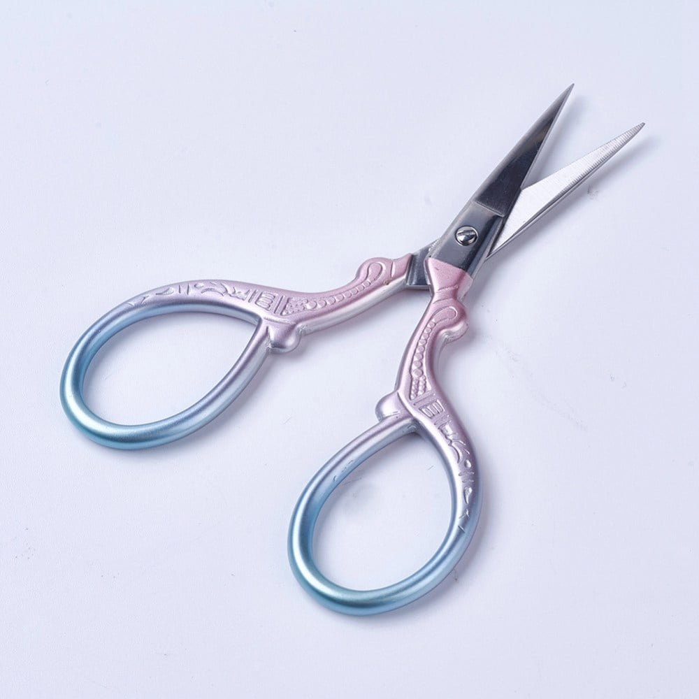 2 pc Stainless Steel Scissors Embroidery Scissors Sewing Scissors Pink 9.4x4.75x0.5cm - Walmart.com
