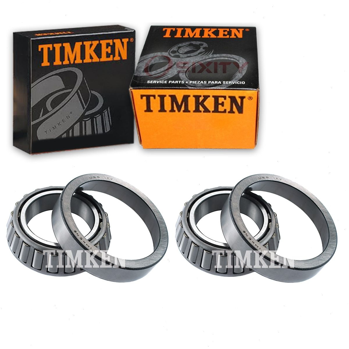 2 pc Timken Rear Differential Bearing Sets compatible with Chevrolet ...