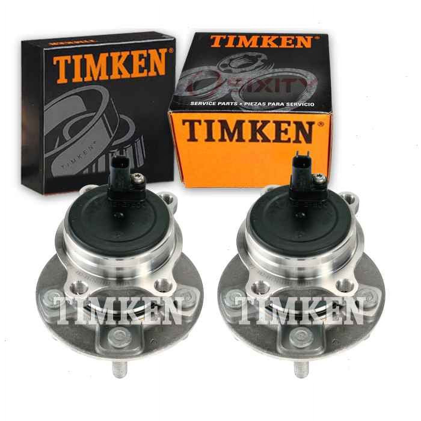 2 pc Timken Rear Wheel Bearing Hub Assembly compatible with Ford Focus ...