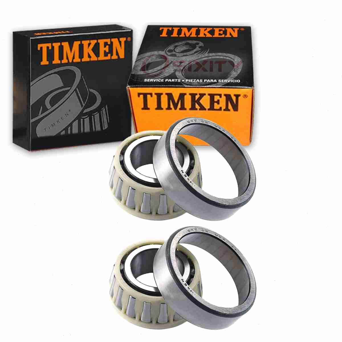 2 pc Timken SET12FP Wheel Bearing and Race Sets for F65Z1216AA ...