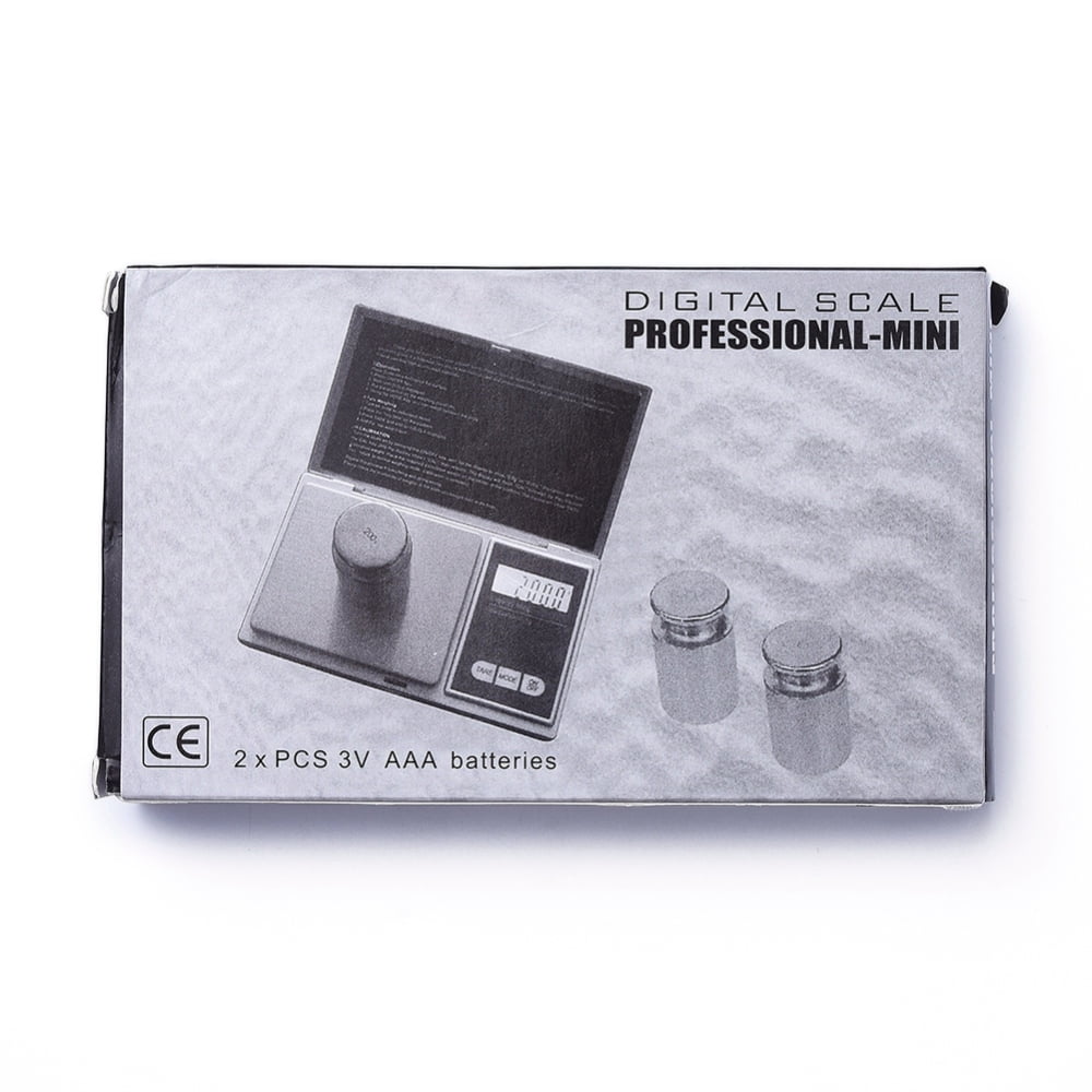 2 pc Weigh Gram Scale Digital Pocket Scale 1000g/0.1g Digital Grams ...