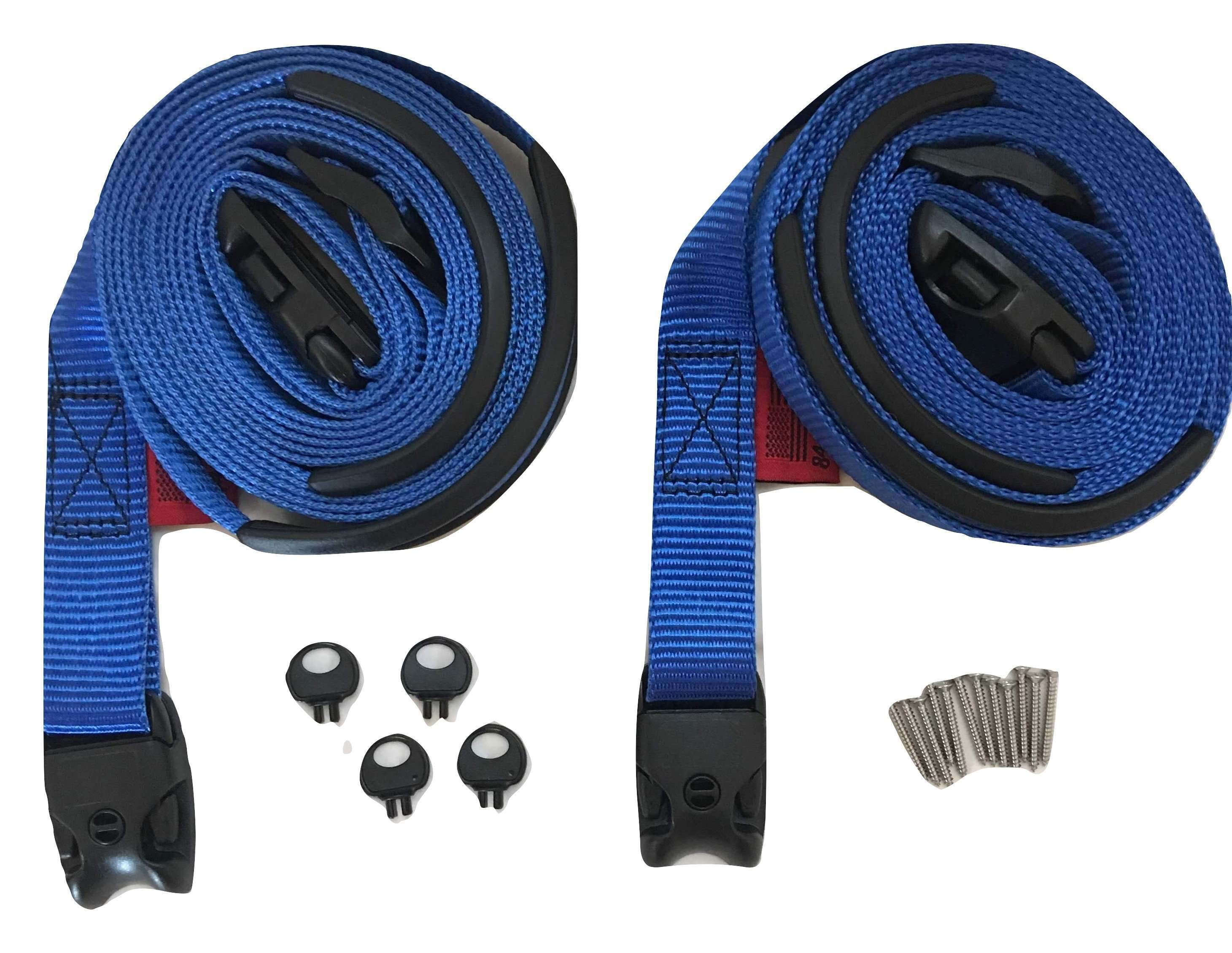 2 pc Wind Strap Kit Hot Tub Secure ACW Loc Spa Hurricane Tie Down 8 Ft ...