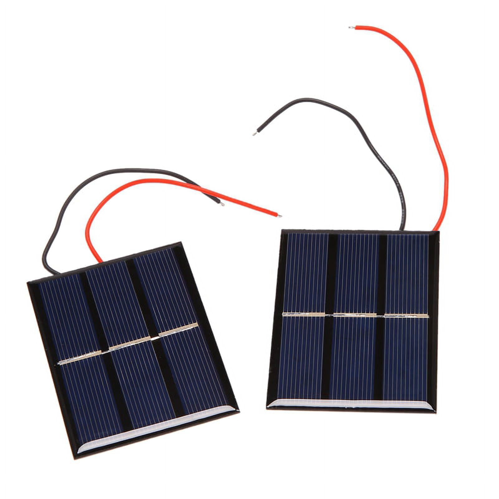 2 pcs 1.5V 400mA 80x60mm Micro-Mini Power Solar Cells For Solar Panels ...