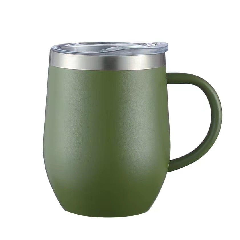 2 pcs 12oz / 340ML Stainless Steel Coffee Mug with Sliding Lid ...