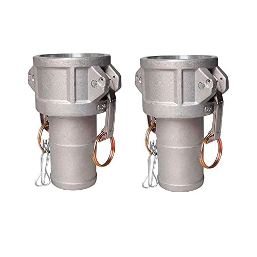 2 pcs 2 inch Discharge Hose Aluminum Cam Fittings, Cam and Groove ...