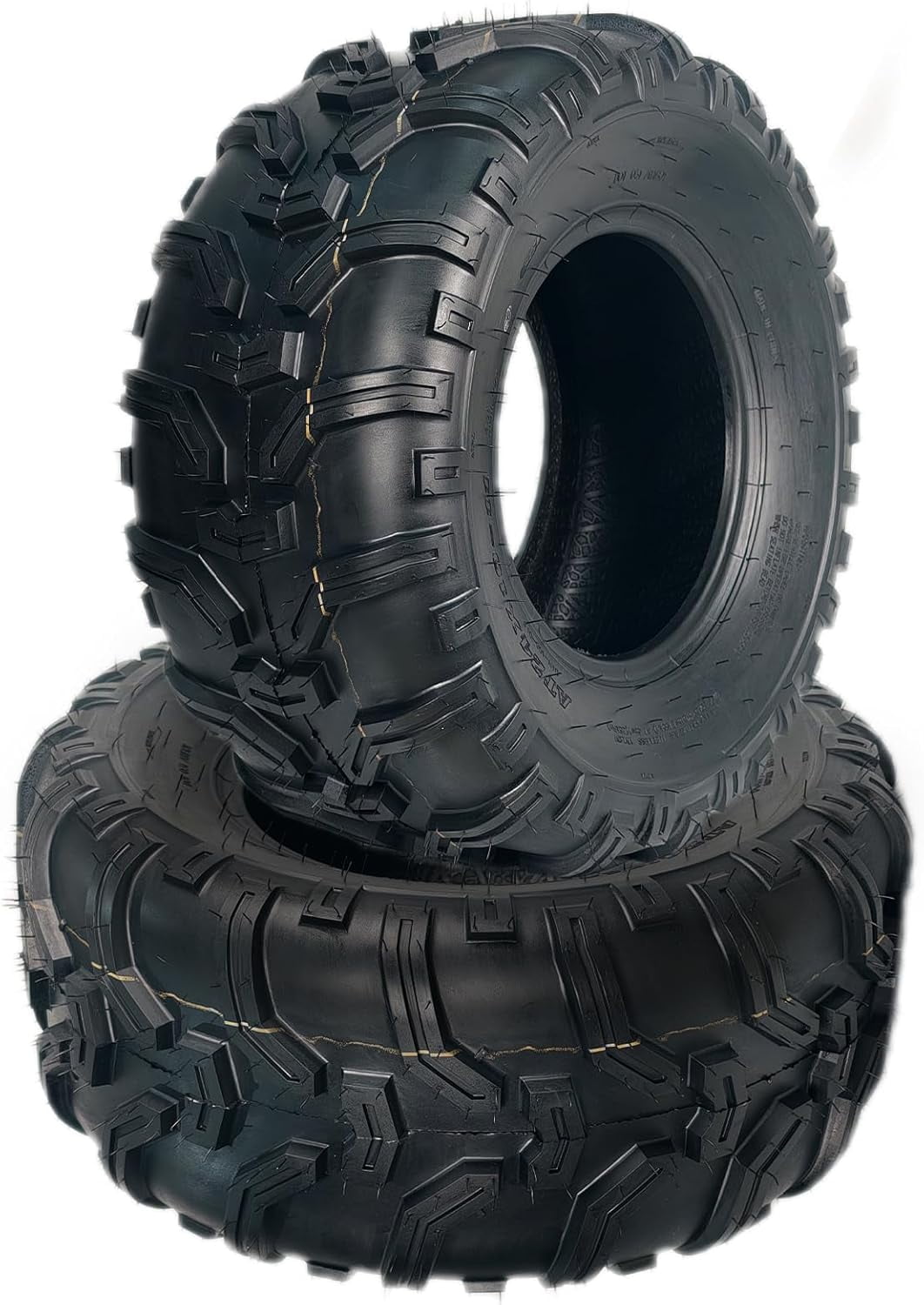 2 pcs 24x8x12 ATV Tires 6PR, All Terrain Tires,Tubeless Tires for Trail ...
