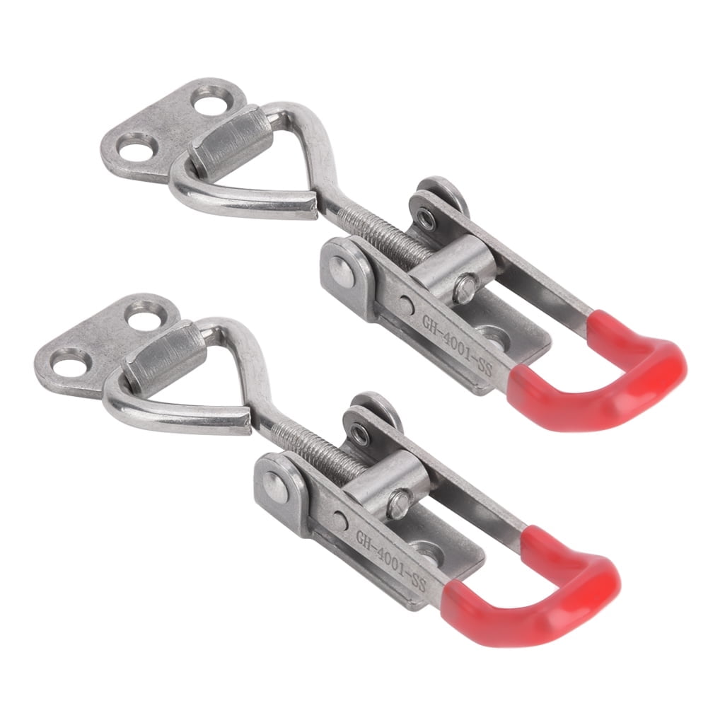 2 pcs 304 Stainless Steel Toggle Clamp,Adjustable Toggle Catch Toggle ...