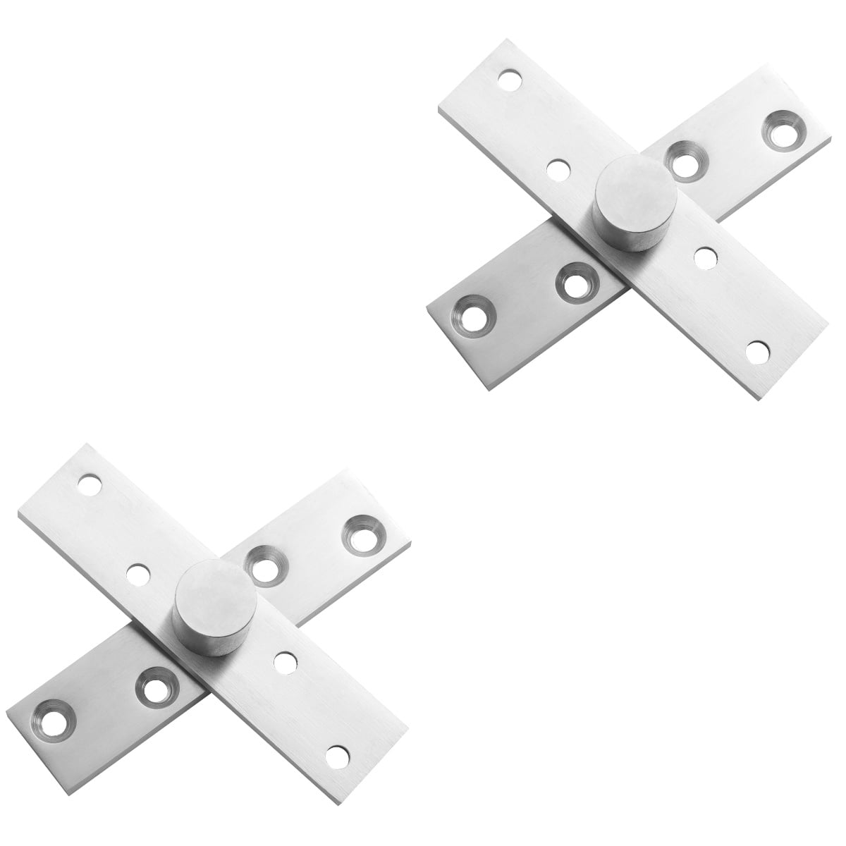 2 pcs 360 Degree Rotating Middle Shaft Hinge Stainless Steel Door Pivot ...