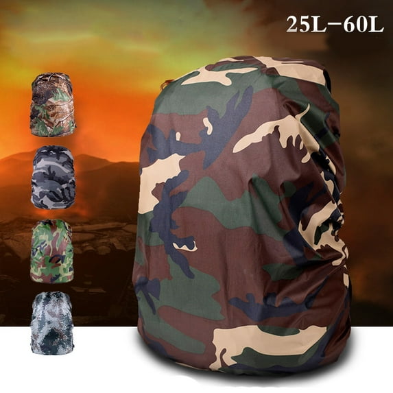 2 pcs 8-80L Backpack Rain Cover Outdoor Hiking Climbing Bag Cover ...