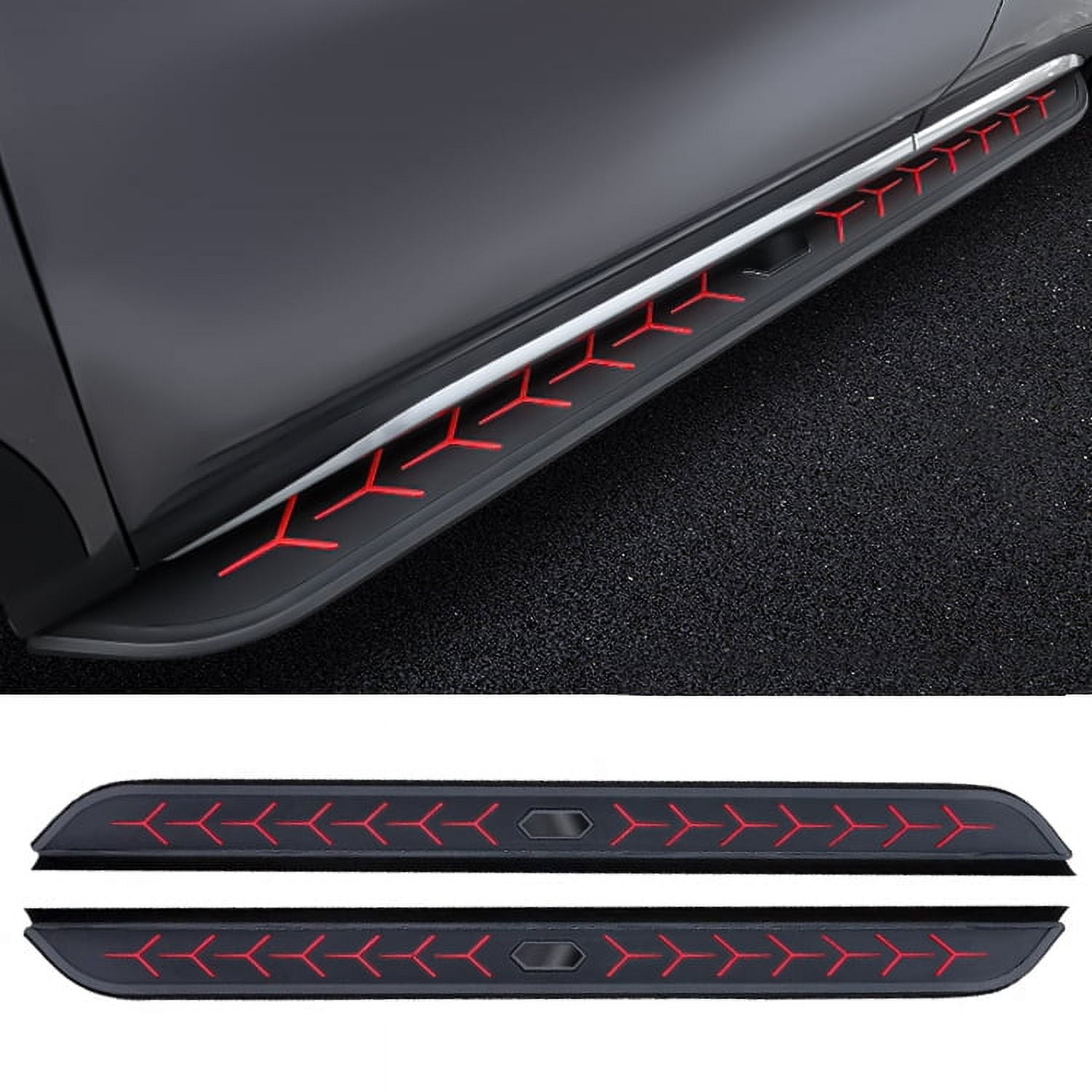 2 pcs Accessories fit for Lincoln MKX 2015-2018 Running Board Aluminium ...