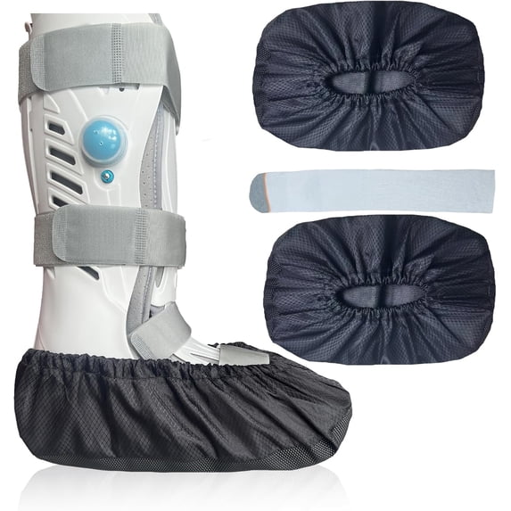2 pcs Air Cam Walking Boot Covers, Fracture Medical Cast Boots Shoe ...