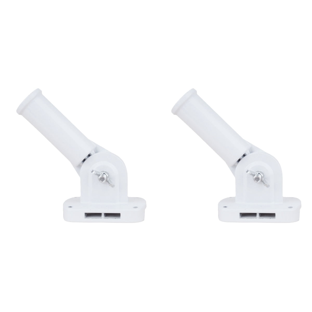 2 pcs Aluminium Alloy Flagpole Bracket Flag Post Support Flagstaff ...