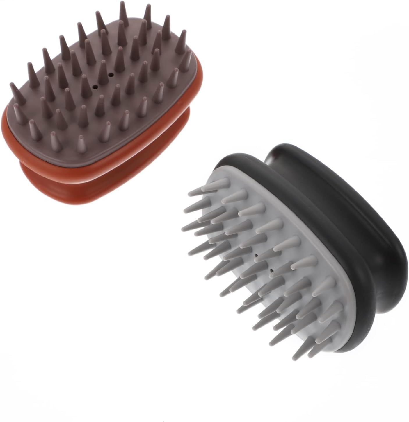 2 pcs Care Cleaning Paddle Dandruff Comb Scalp Combs Hair Shampoo ...