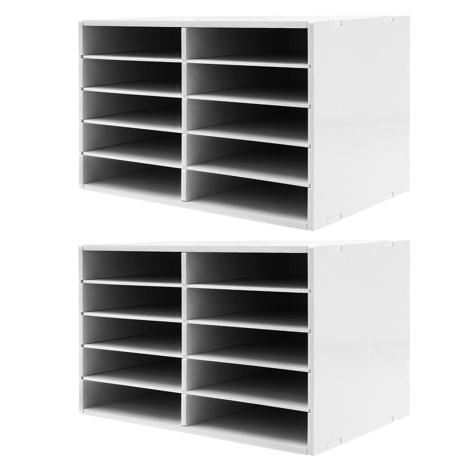 2 pcs Desktop Paper Storage Cabinets Office File Storage Cabinet File ...