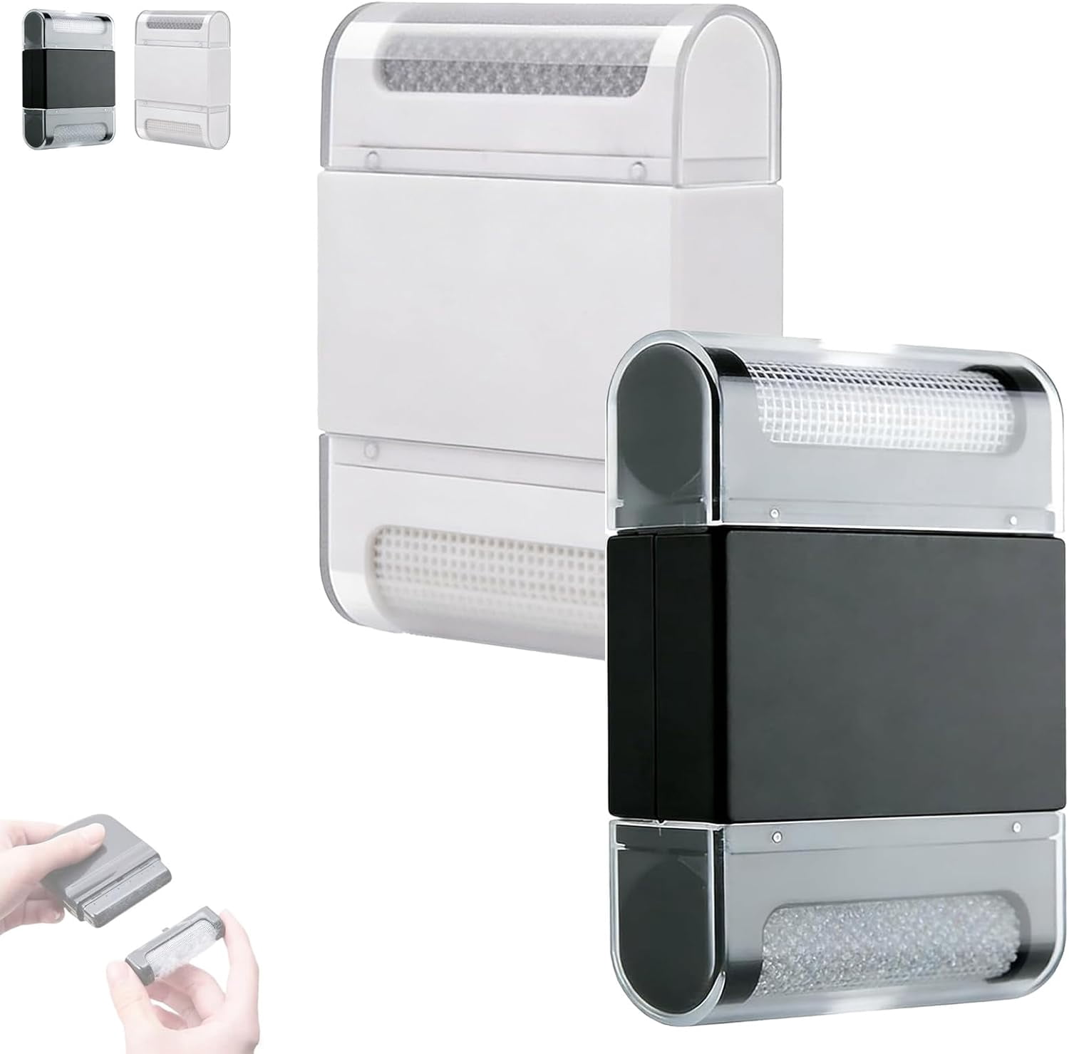 2 pcs Dual‑Head Lint & Pill Remover – Manual Sweater Shaver, Portable ...