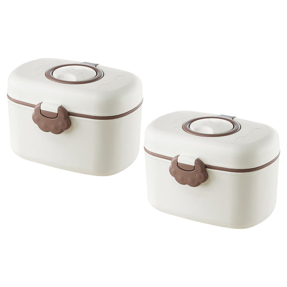 2 pcs Formula Container Portable Milk Powder Dispenser Milk Powder ...