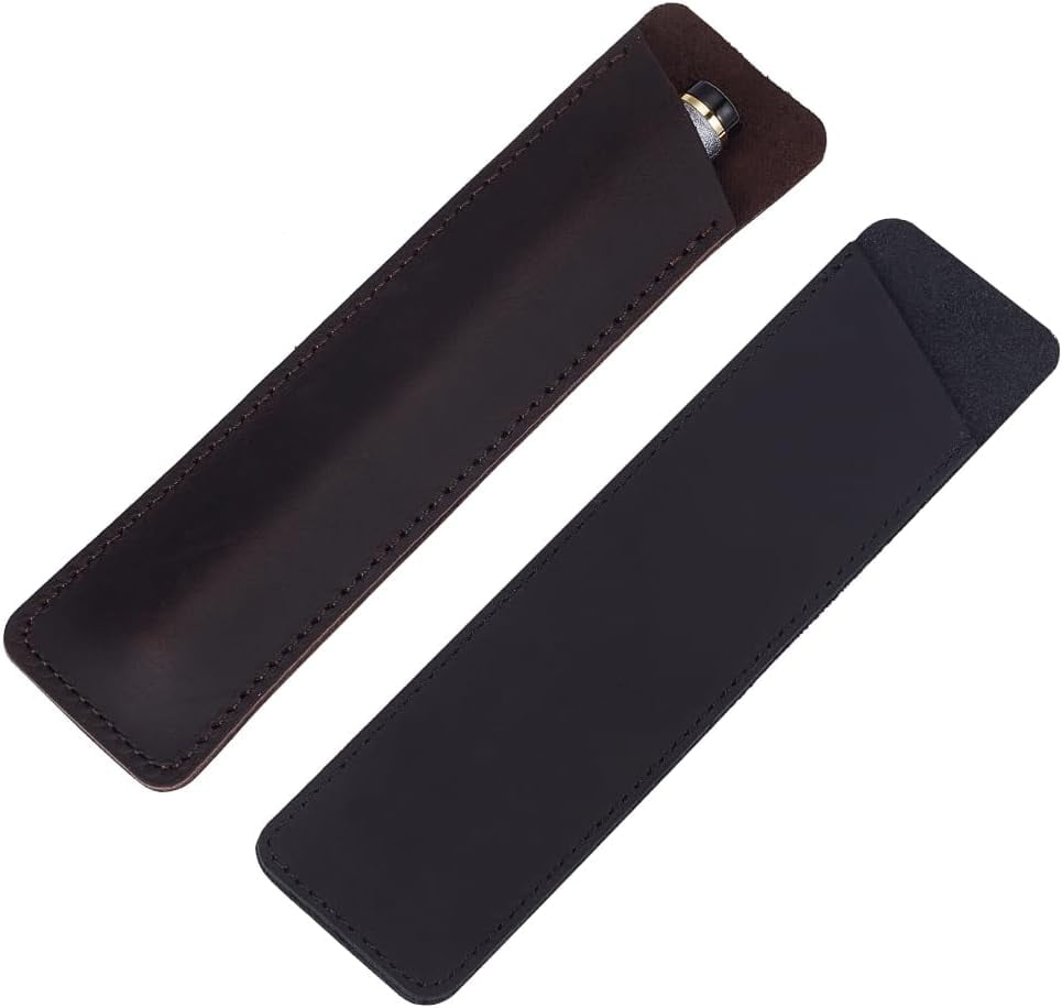 2 pcs Fountain Pen Pouch Protective Sleeve 2 Colors Single Pen Case ...