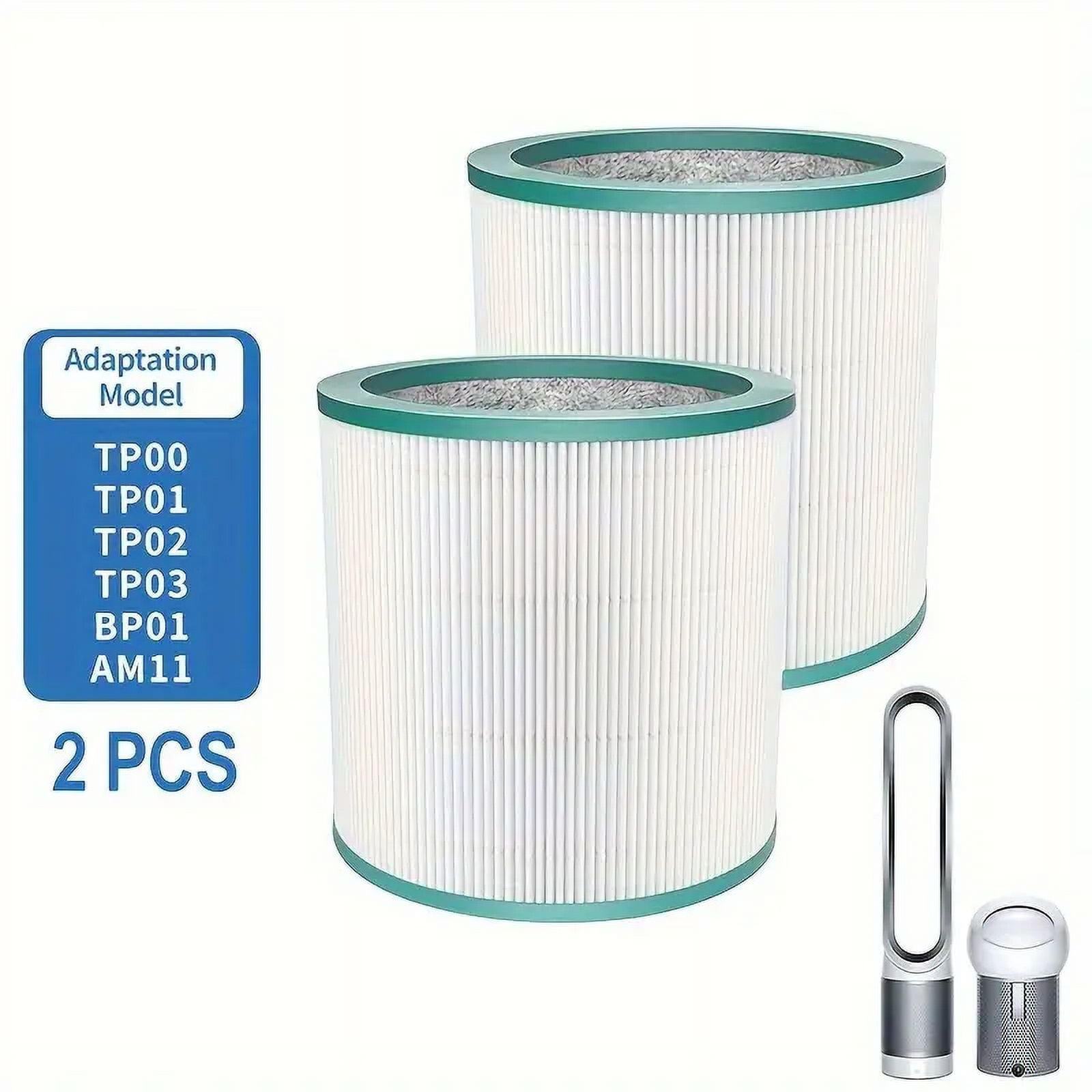 2 pcs HEPA Filter HP01 HP02 Replacement for dyson air purifier Dyson ...
