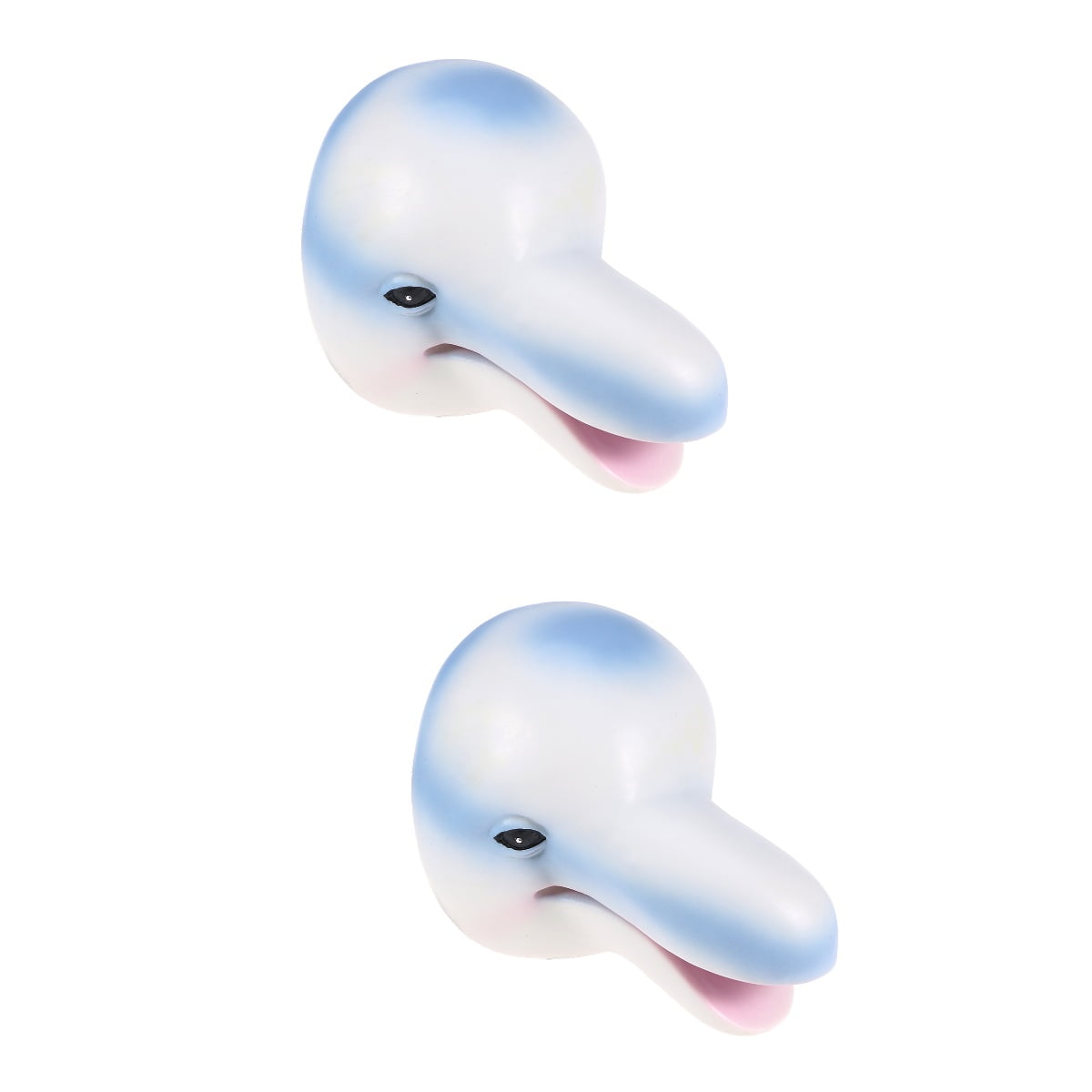 2 pcs Hand Puppet Plastic Realistic Role Play Toy Gift Dolphin Shape ...