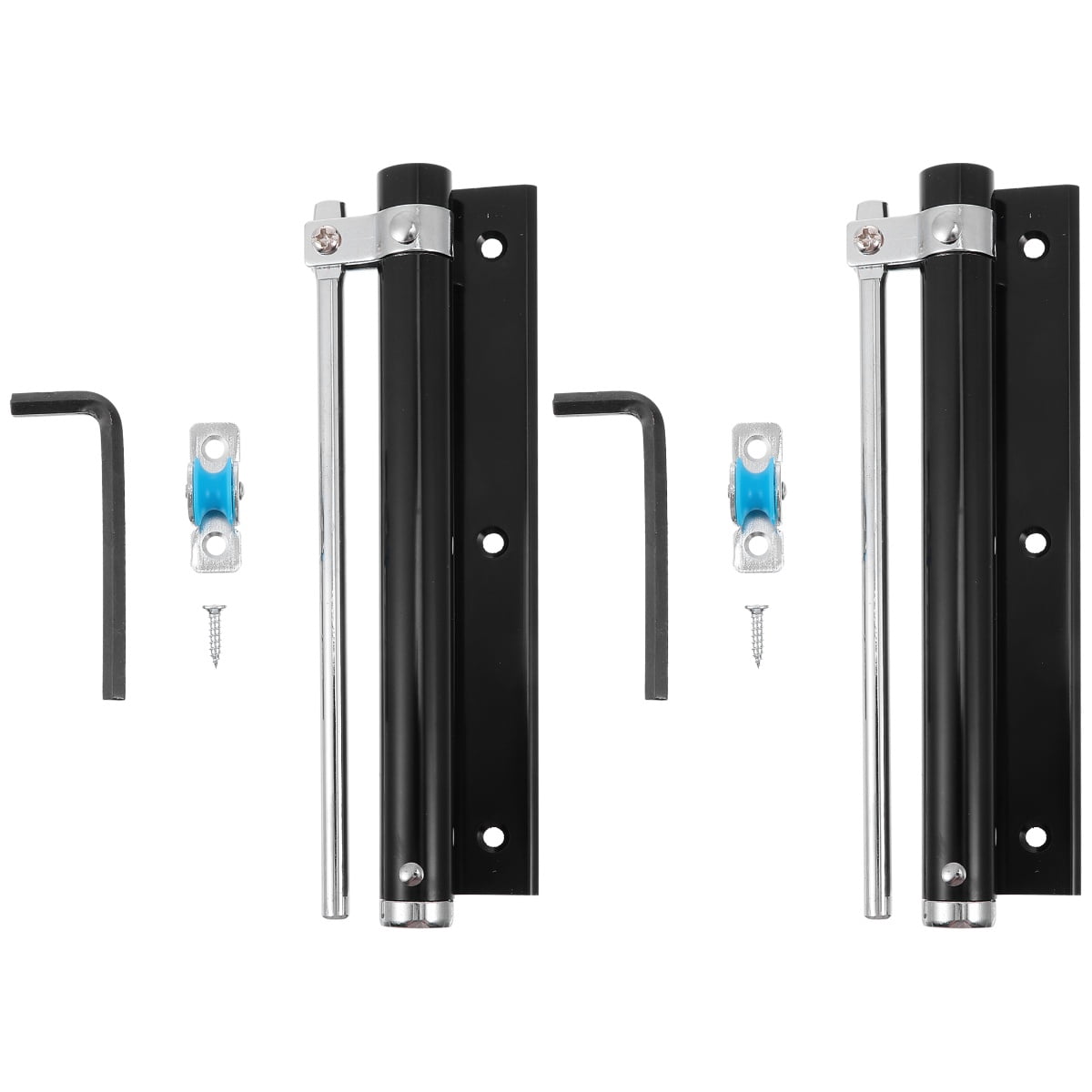 2 pcs Heavy Duty Adjustable Closing Speeds Door Closer Metal Spring ...