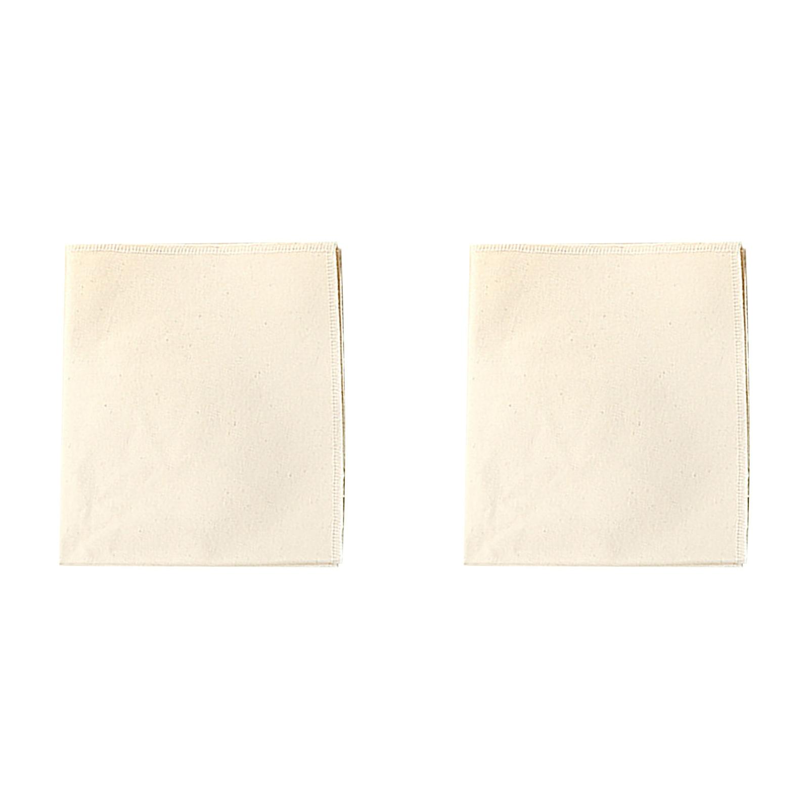 2 pcs Heavy Duty Bakers Couche, Unbleached 100% Cotton Fabric for Bread ...