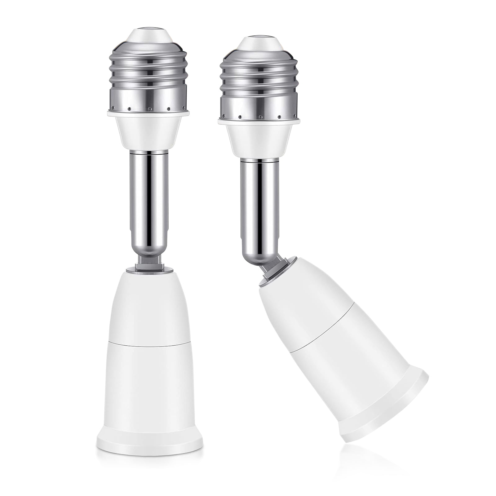 Customer reviews for 2 pcs Light Socket Extender 330° Bending E26/E27 ...
