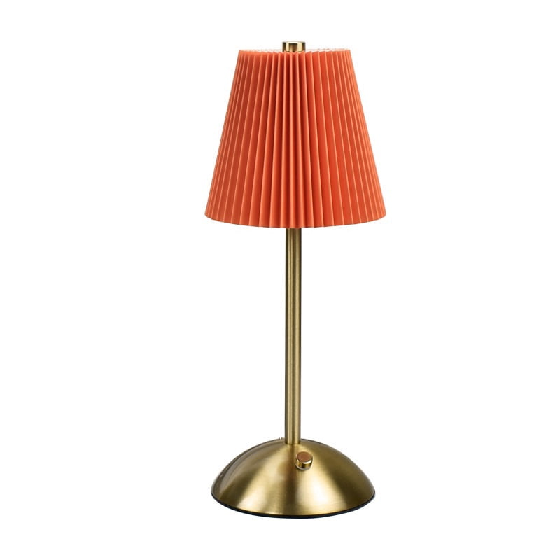 2 pcs Metal Texture Touch Control Table Lamp USB Rechargeable Three ...