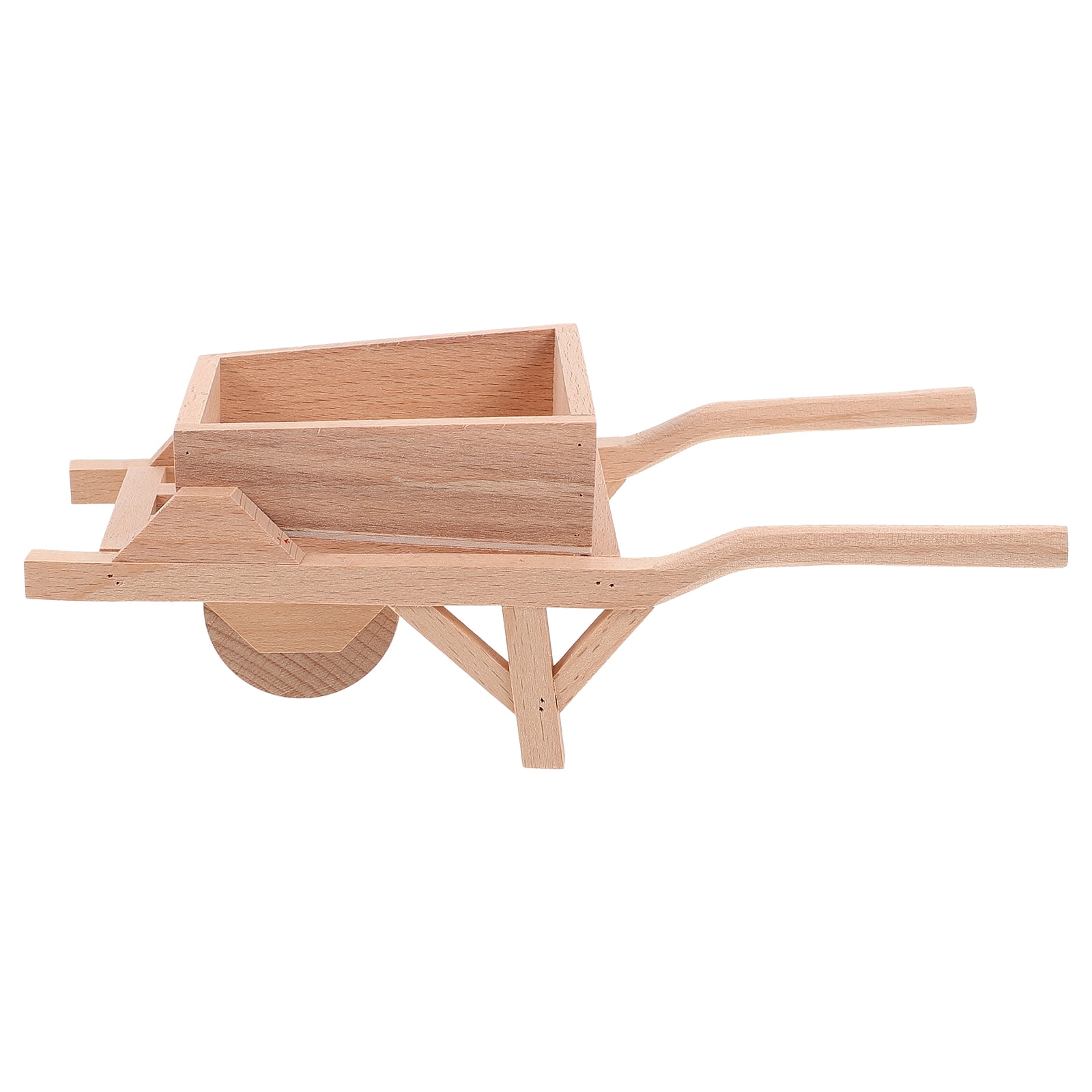 2 pcs Micro Landscape Tipper Decor Mini Wooden Tipper Ornament Fairy ...