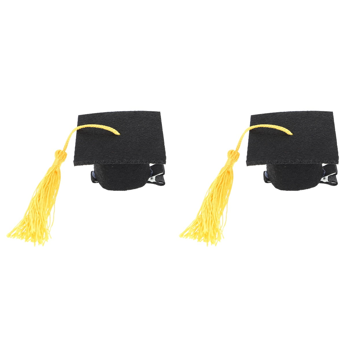 2 pcs Mini Doctoral Clip Graduation Hat Party Stereoscopic Headdress ...
