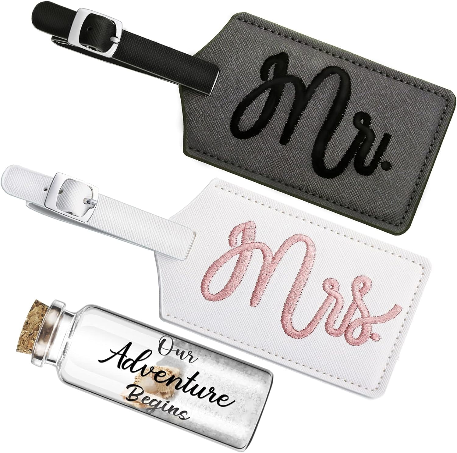 2 pcs Mr and Mrs Luggage Tags Set, Honeymoon Essentials Gifts honeymoon ...