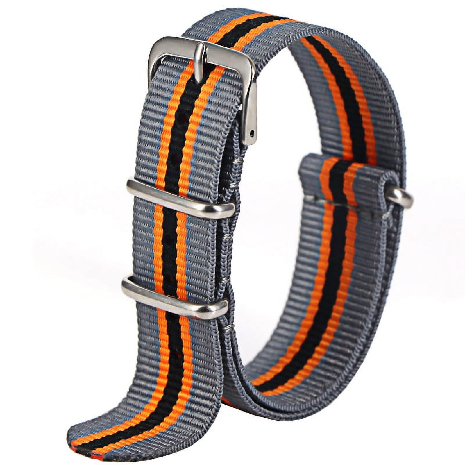 2 pcs Nylon strap 16mm 18mm 20mm 22mm Watch Band Waterproof Watch Strap ...