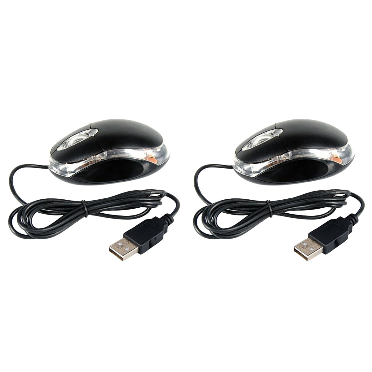 2 pcs Optical USB Wired Mouse Professional Office Computer Mice for PC ...