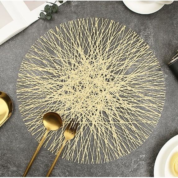 2 pcs Paper Explosion Fireworks Design Placemats | Heat-proof, Oil ...
