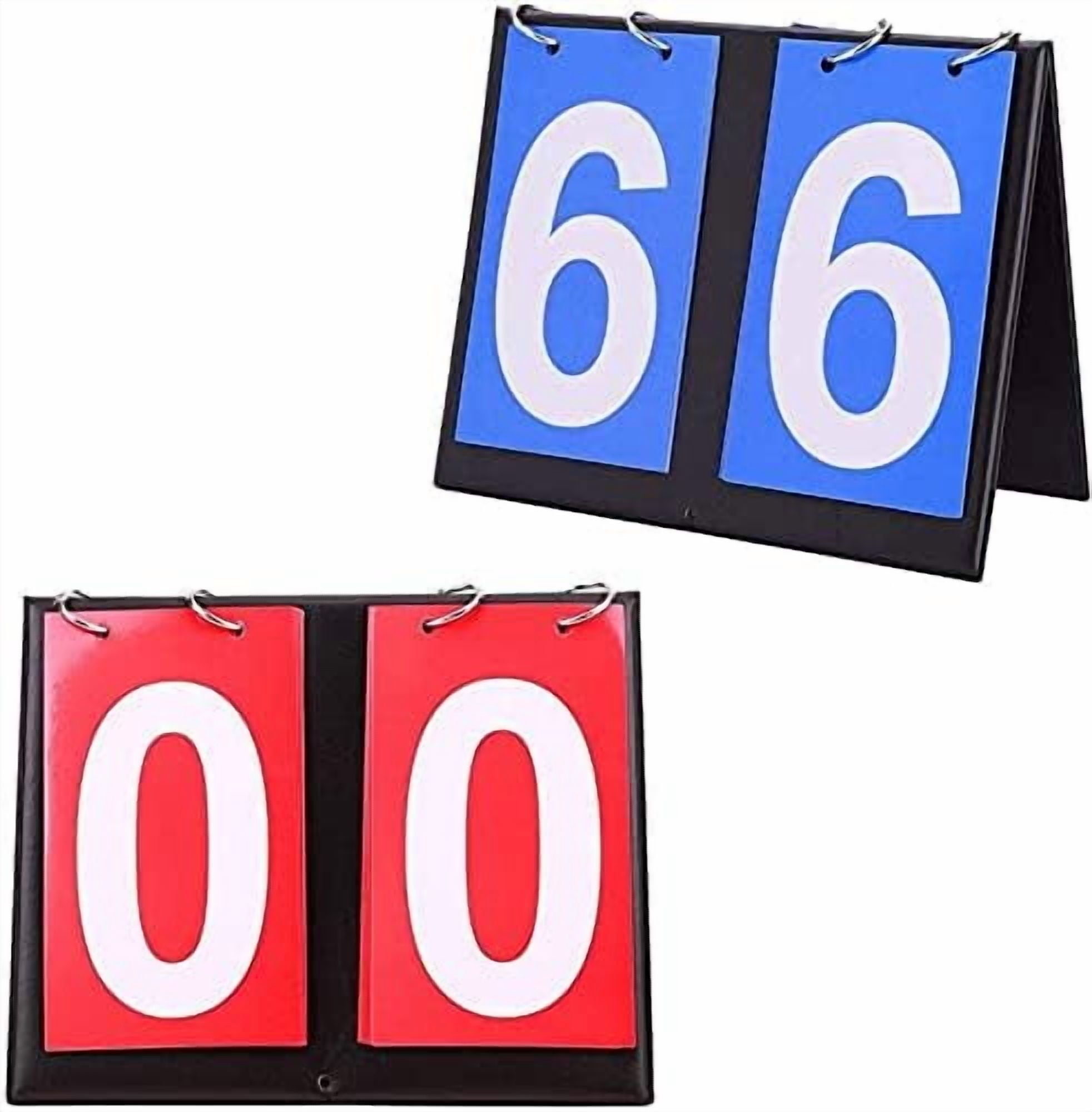 2 pcs Portable Flip Scoreboard,Volleyball Basketball Tennis Table ...