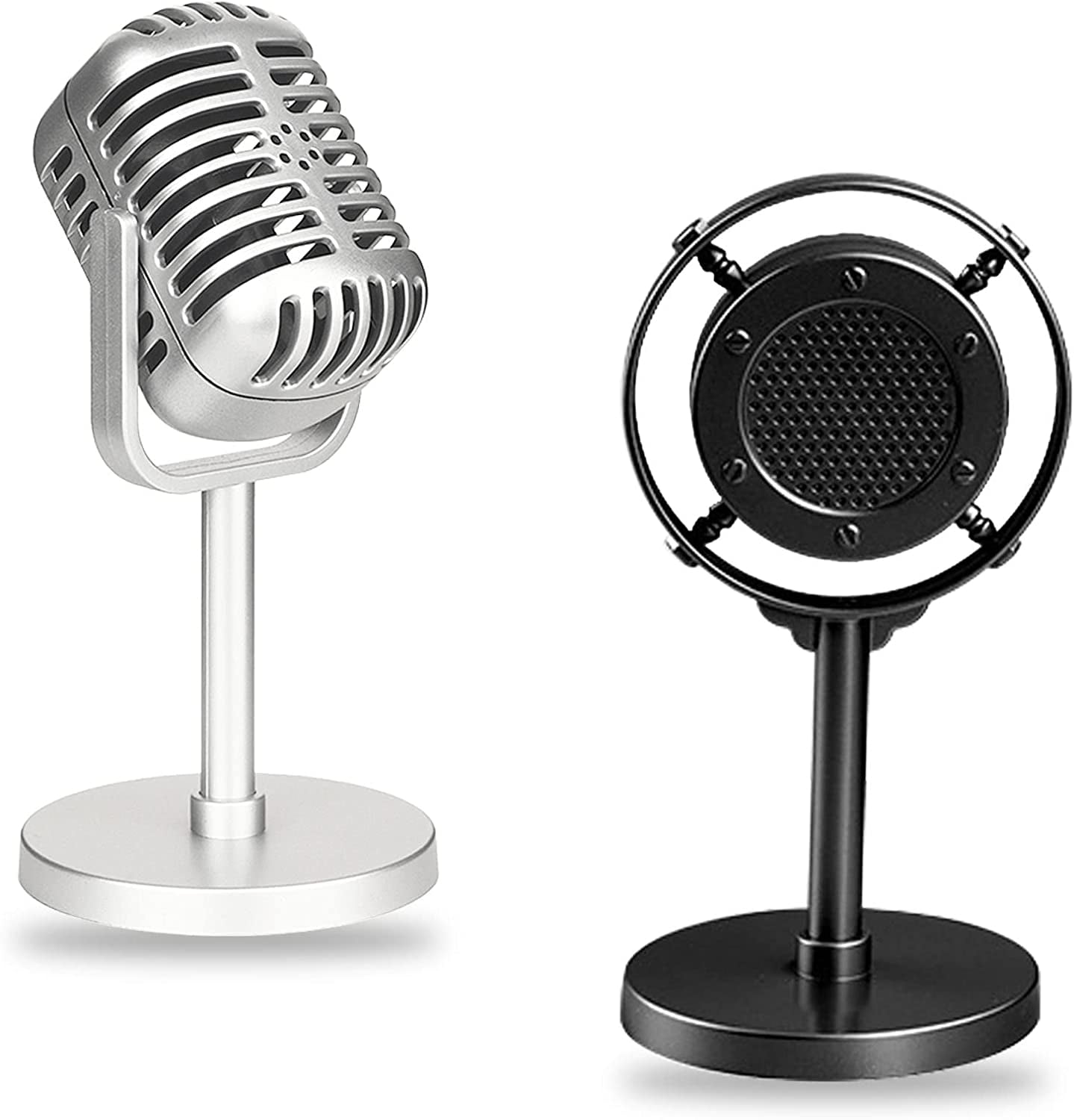 2 pcs Retro Decor Microphone Prop, lyfLux Toy Microphone, Vintage Decor ...