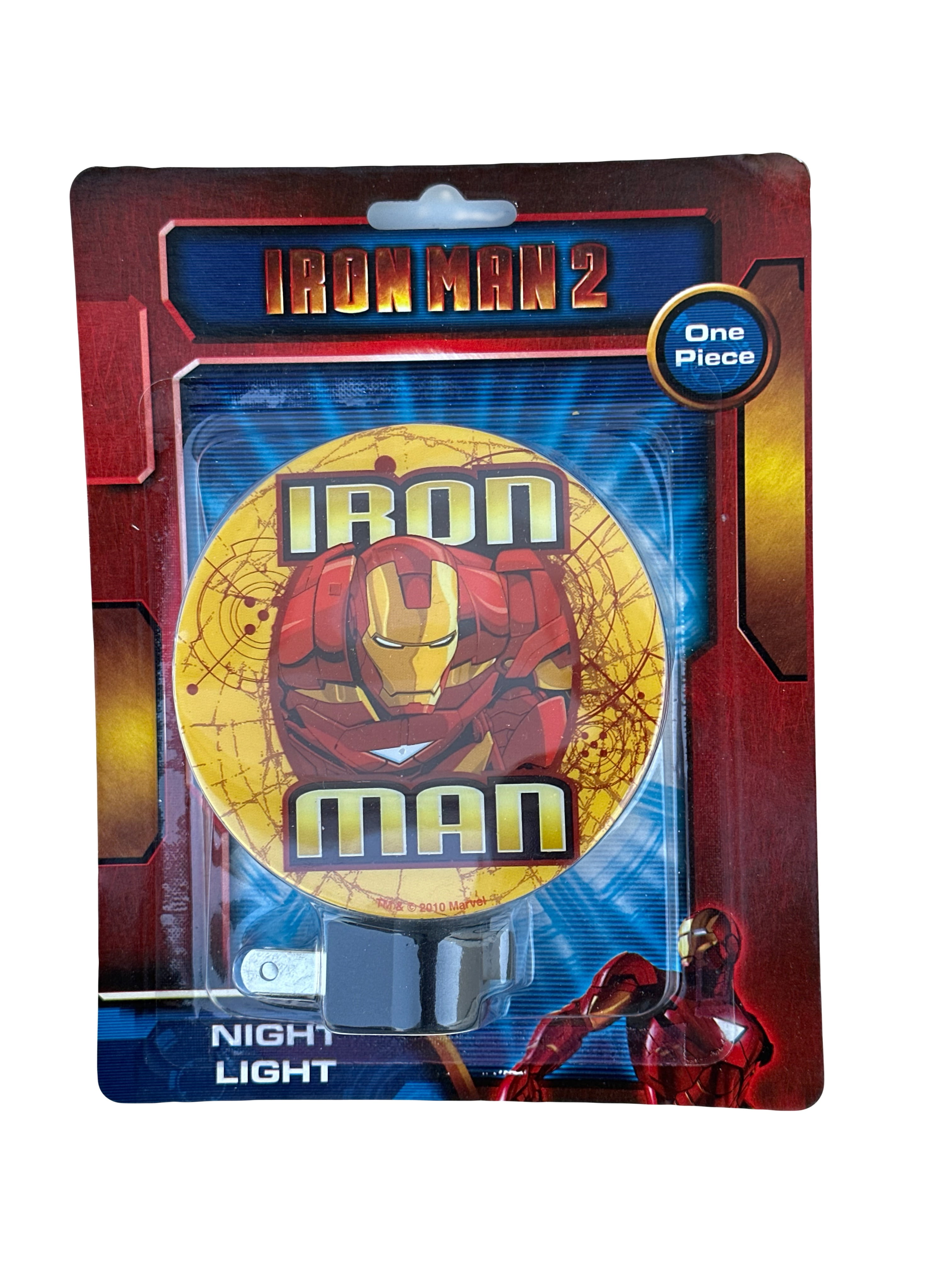 2 pcs Set of Marvel Hero Iron Man Night Light - Easy Plug In Night ...