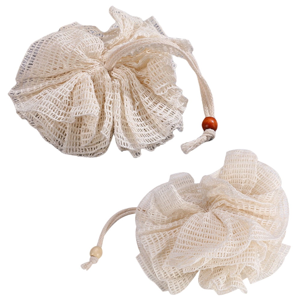 2 pcs Shower Ball Body Scrubber Soft Bath Shower Sponge Body Wash ...