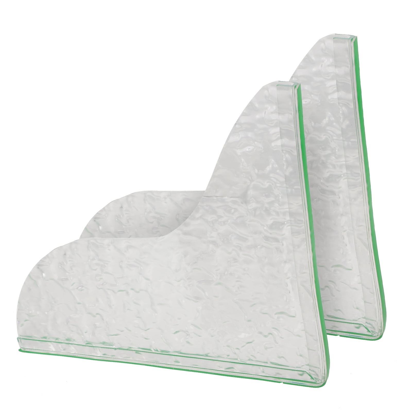 2 pcs Acrylic Corner Bathtub Splashing Guard for Bathroom Shower Water ...