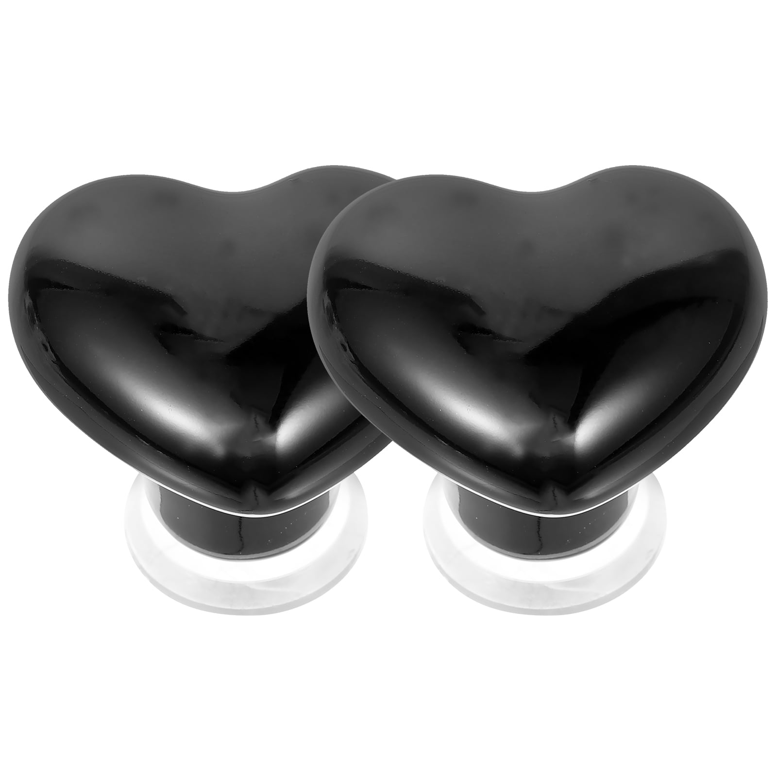 2 pcs Toilet Flushing Button Top Handles Heart Toilet Flush Button ...